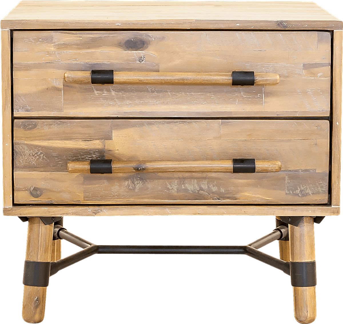 Hankard Natural Light Wood Side Table | Rooms to Go