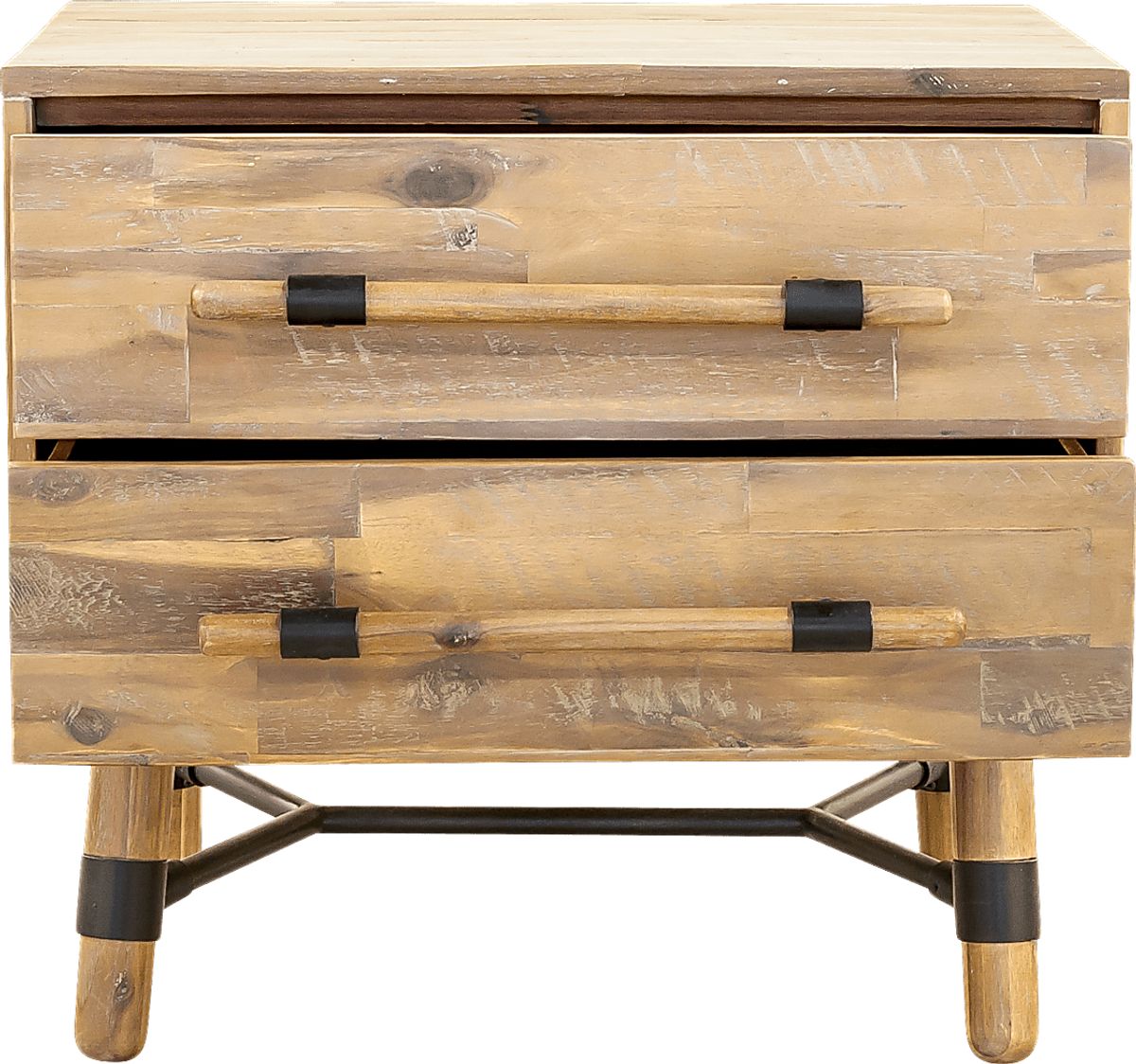 Hankard Natural Light Wood Side Table | Rooms to Go