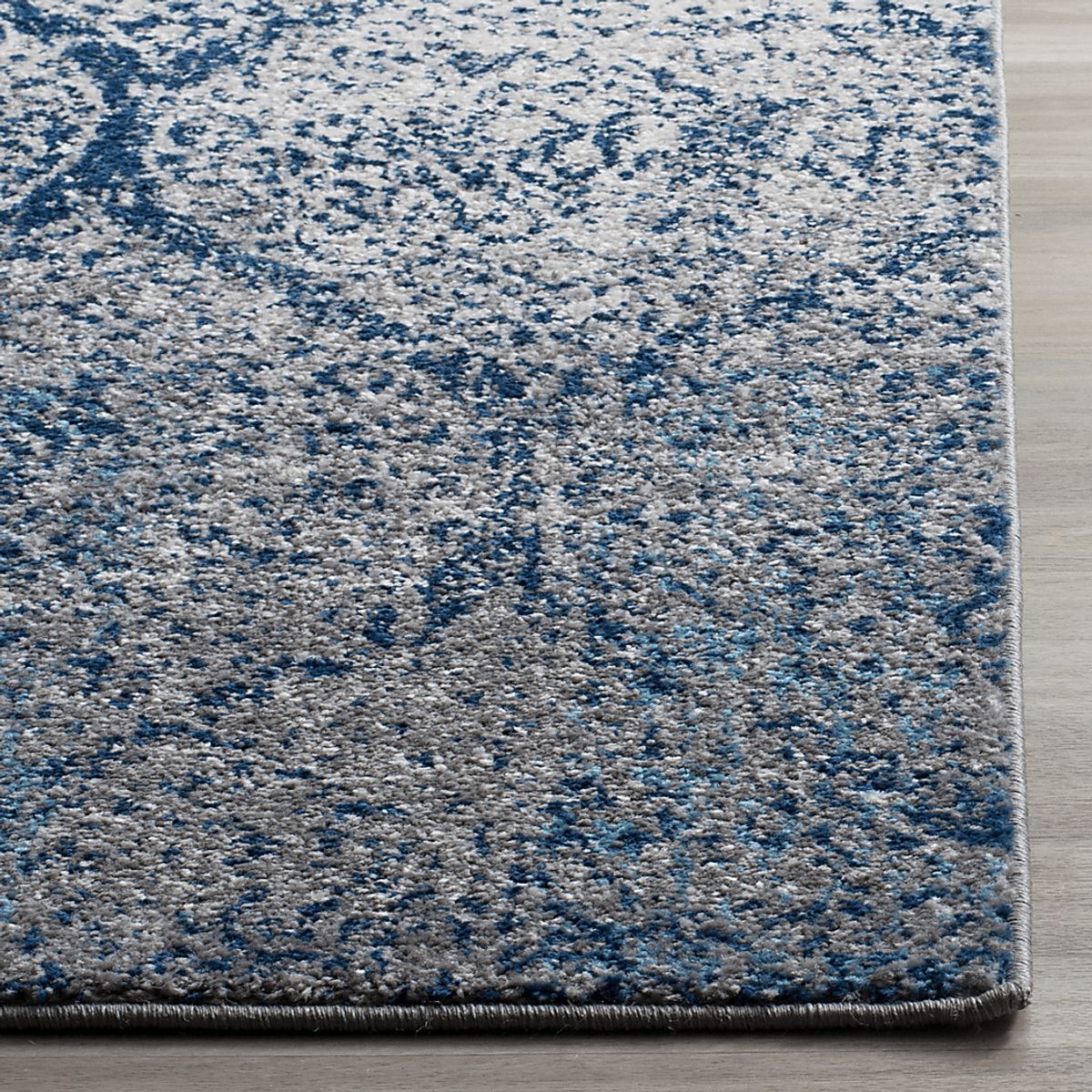 Hanley Court Navy Blue Rug | Rooms to Go