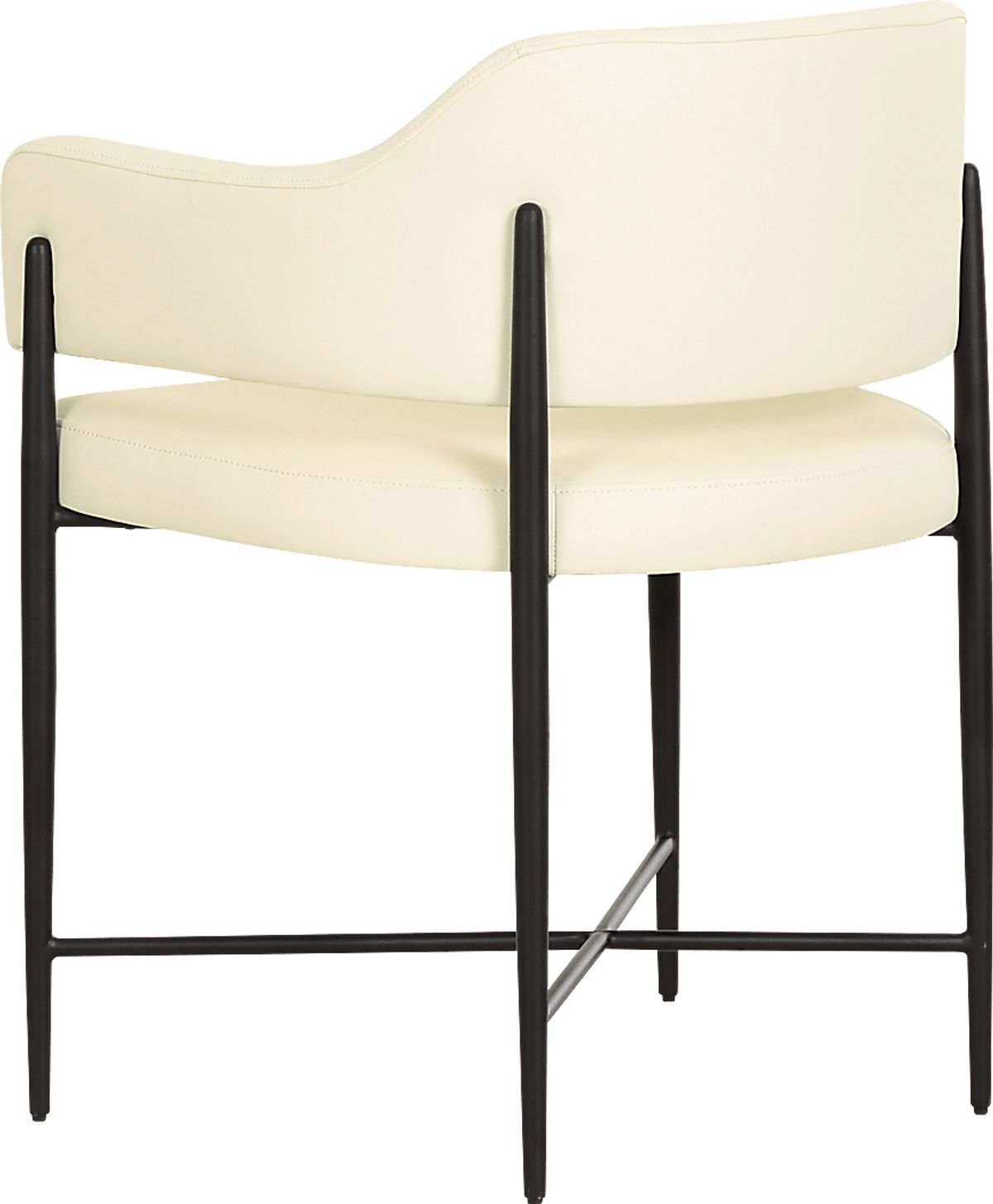 Hansomcab II Cream Beige Faux Leather Fabric Arm Chair | Rooms to Go
