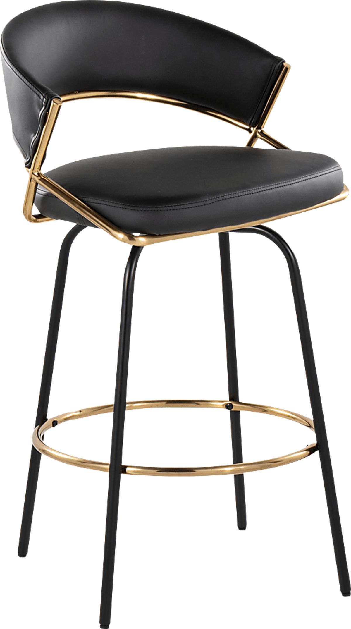 Harborson III Black Black,Colors Polyurethane Fabric Counter Height ...