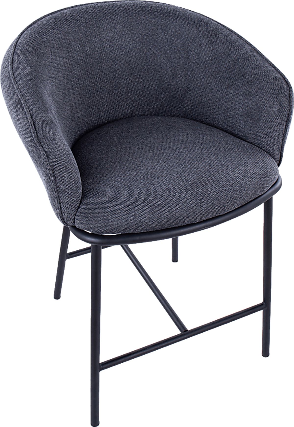 Harcort Black Black,Colors Charcoal Black,Gray Polyester Fabric Counter ...