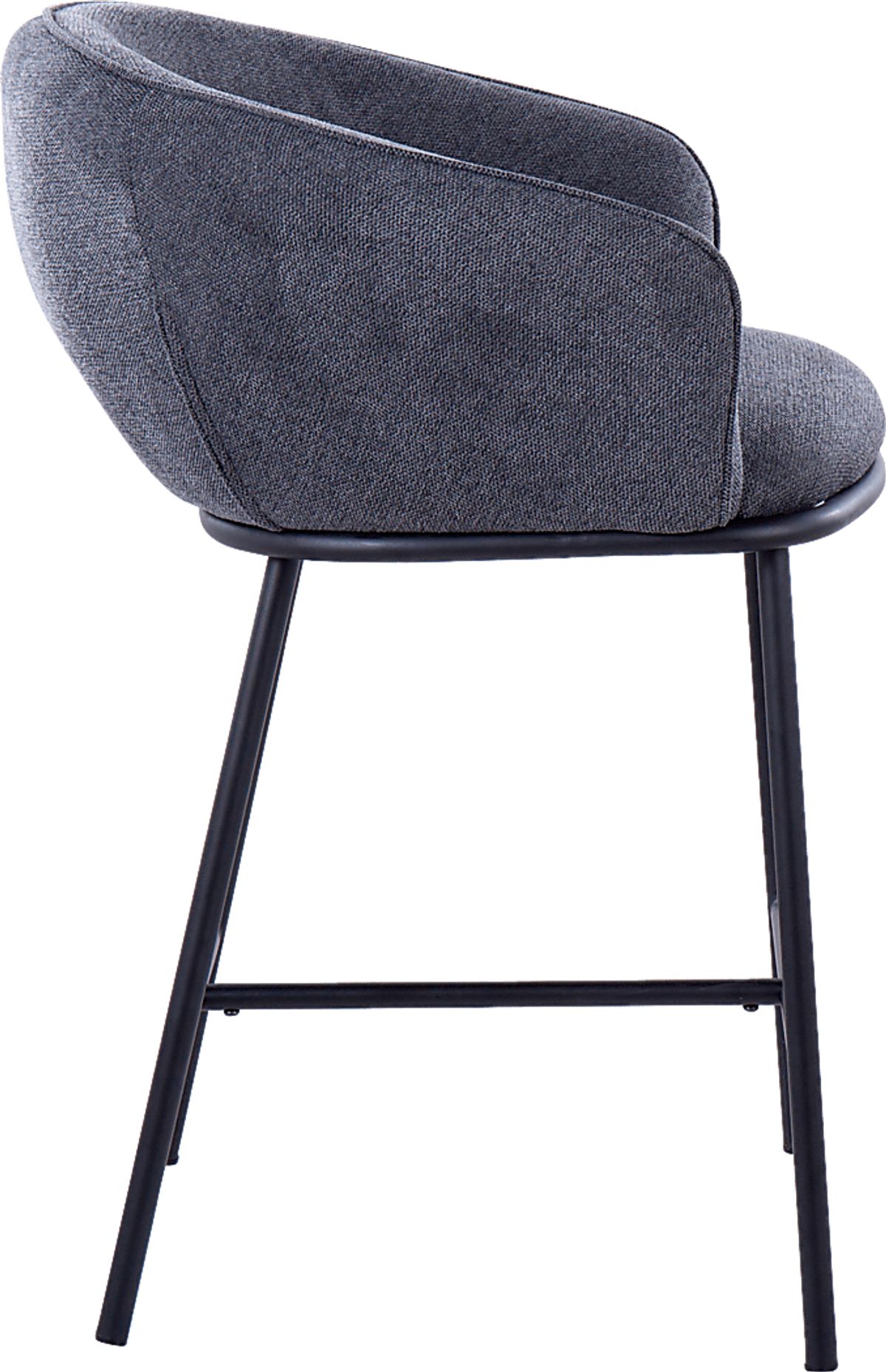 Harcort Black Black,Colors Charcoal Black,Gray Polyester Fabric Counter ...