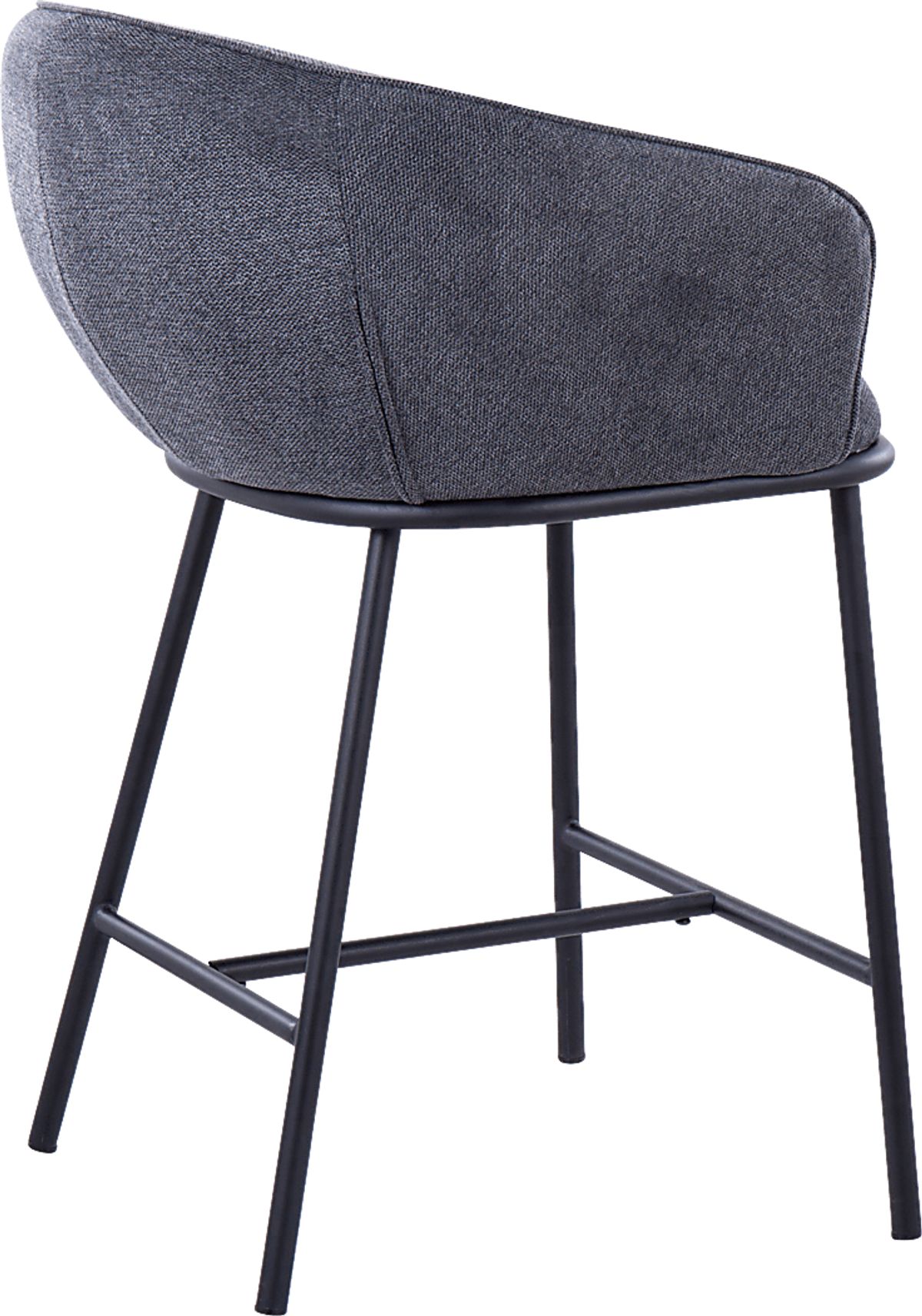 Harcort Black Black,Colors Charcoal Black,Gray Polyester Fabric Counter ...