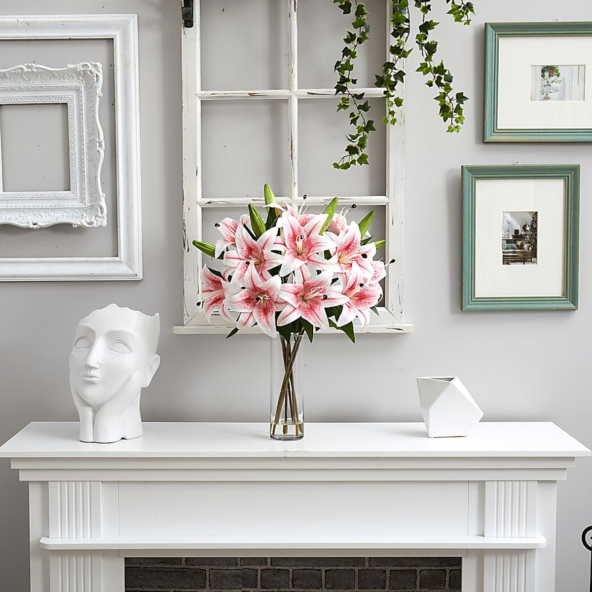 Harcross Pink Floral Arrangement | Rooms to Go