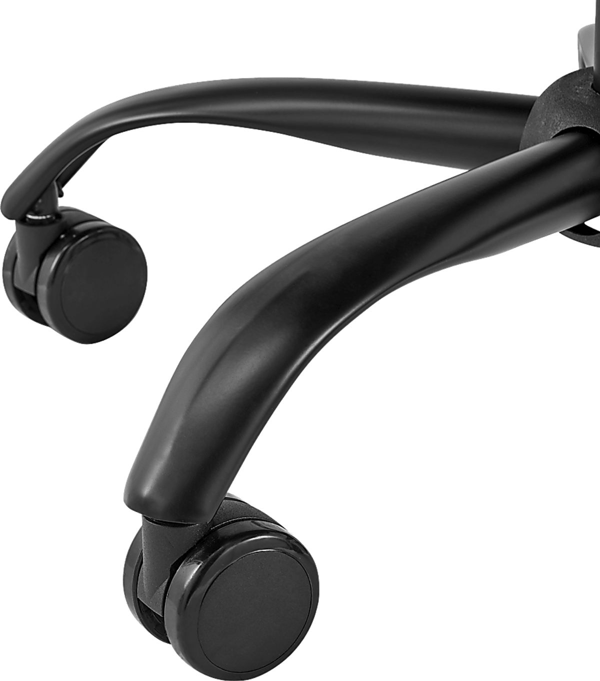 Hardesty Black Velvet Plush Desk Chair | Rooms to Go