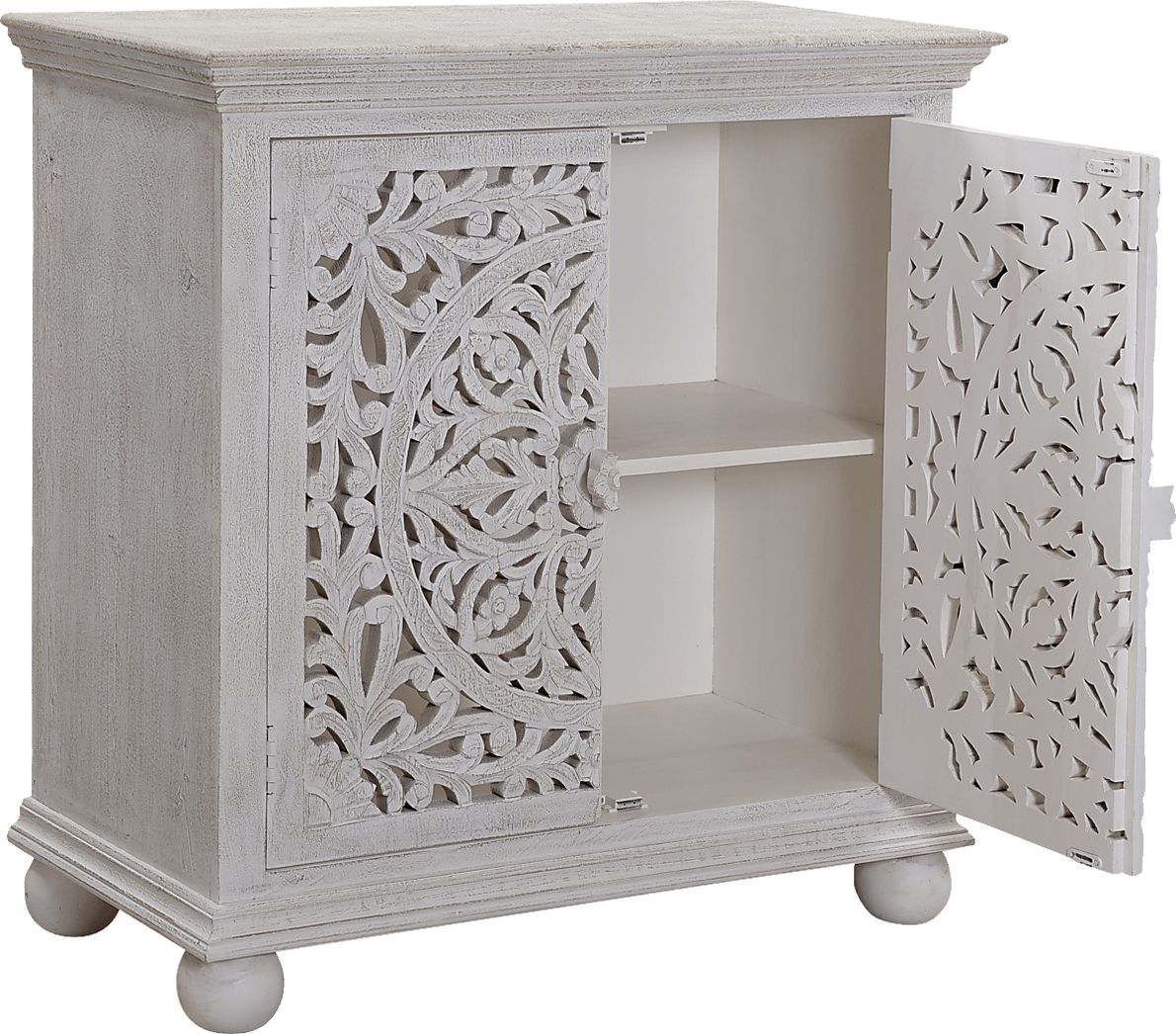 Hardwyck White Accent Cabinet - Rooms To Go