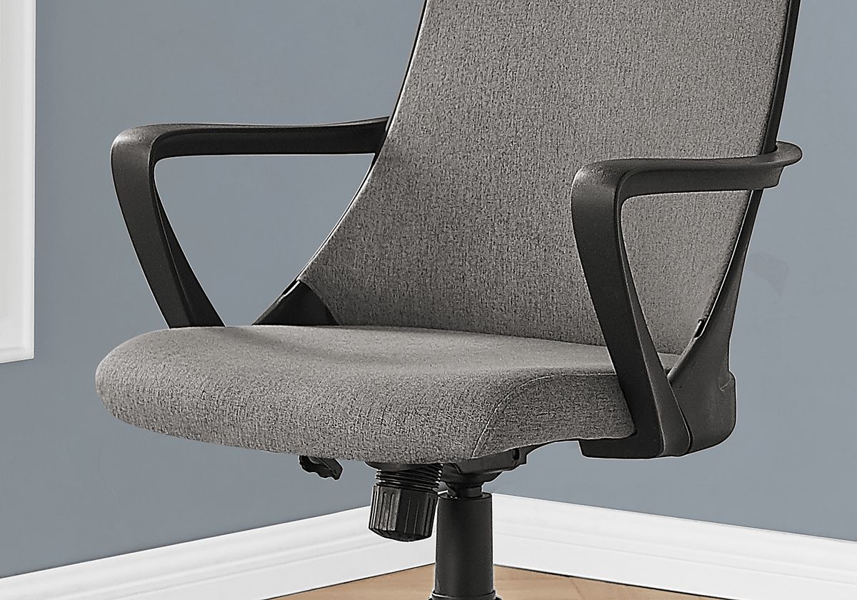 Harelson Dark Gray Office Chair | Rooms to Go