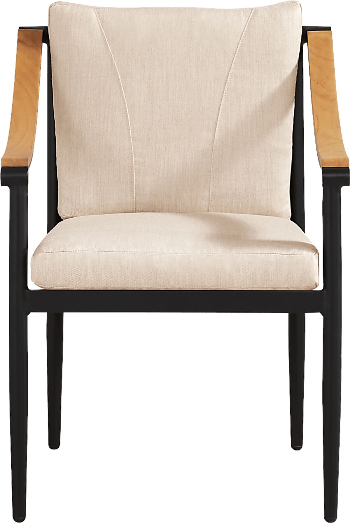 Cindy Crawford Harlowe Black Black,Colors Flax Aluminum Outdoor Arm ...