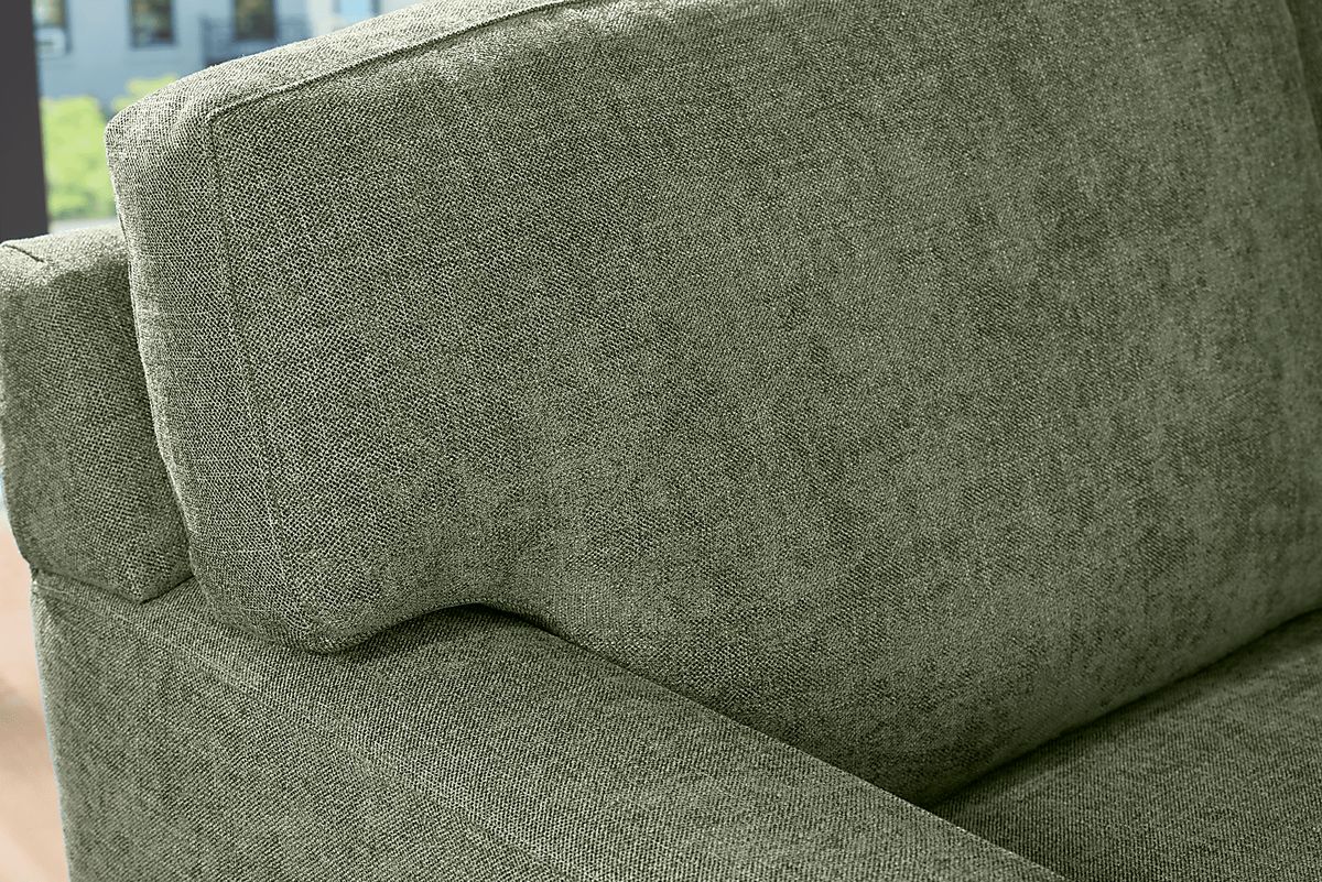 Cindy Crawford Harmonie Avocado Green Chenille Fabric Sleeper Apartment ...