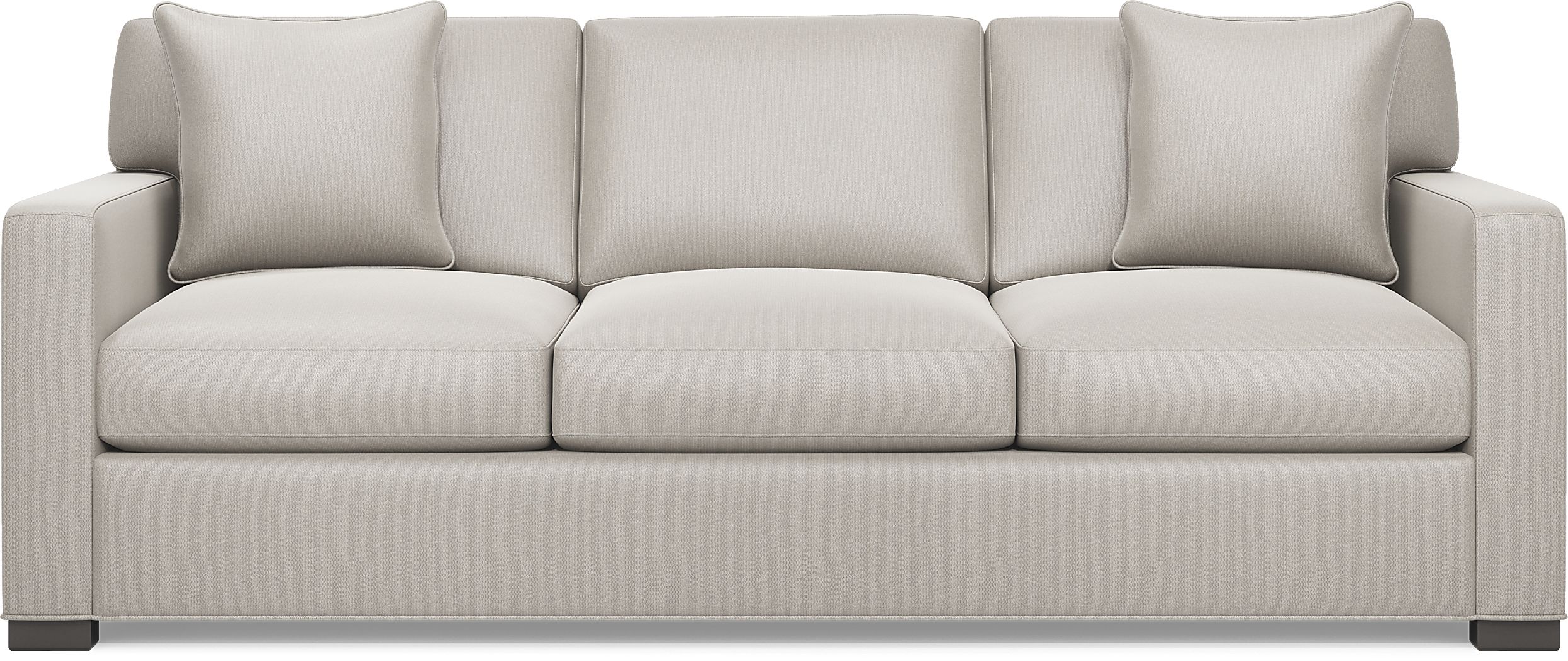 Cindy Crawford Harmonie Dove Beige,Gray Microfiber 2 Pc Left Sofa ...