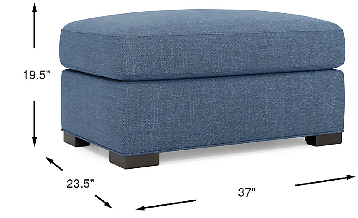Cindy Crawford Harmonie Sapphire Blue Chenille,Luxeguard Performance ...