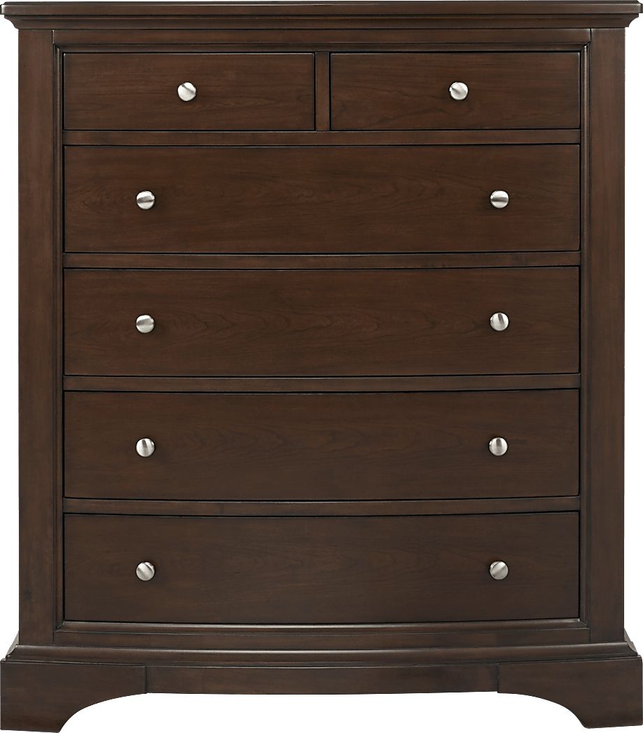 Harrington Place Cherry Dark Wood Chest | Rooms to Go