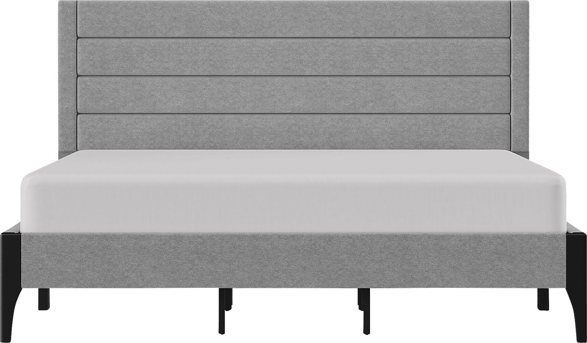 Harrye Gray King Bed | Rooms to Go