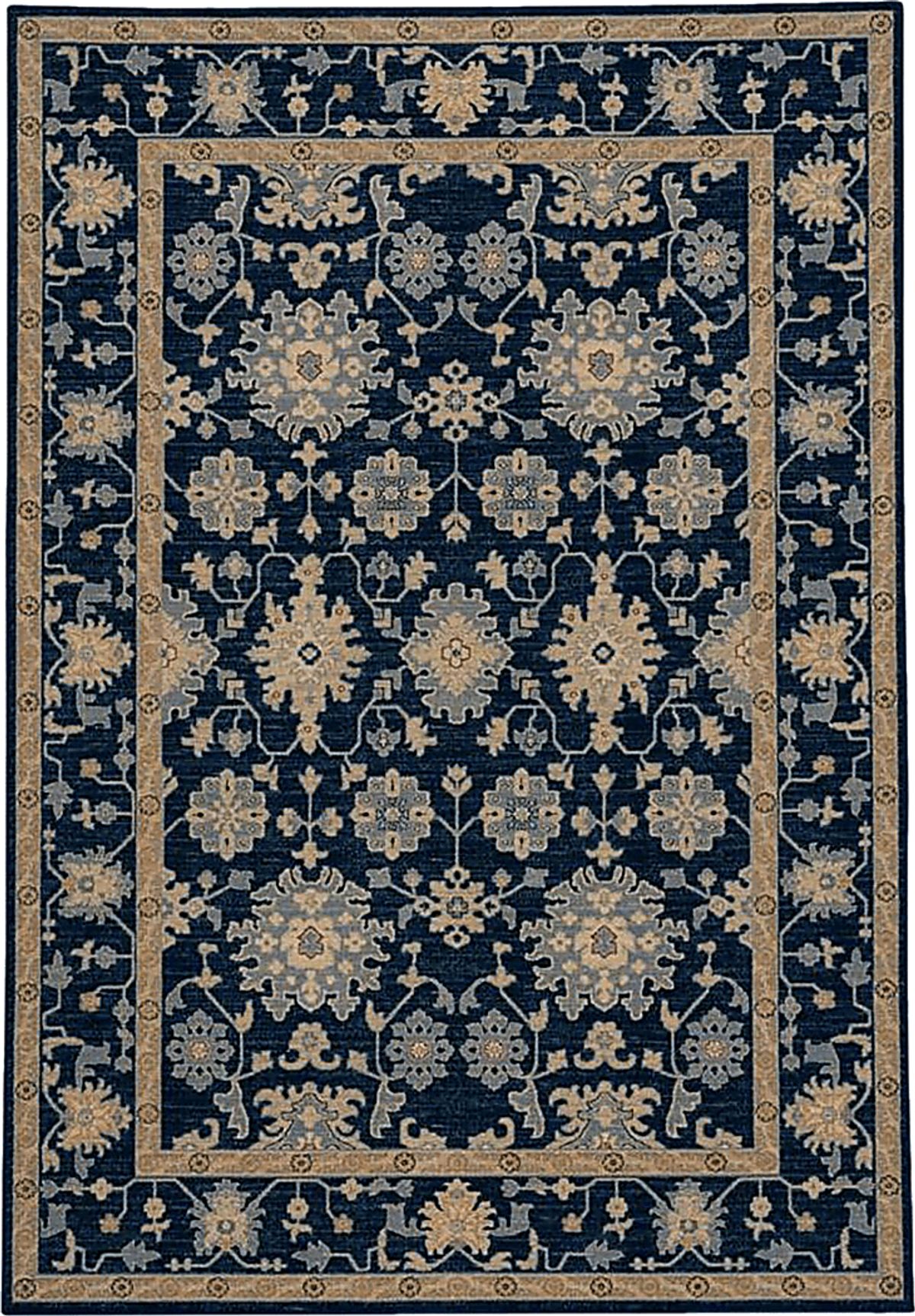 Hartgar Navy Blue Rugs | Rooms to Go