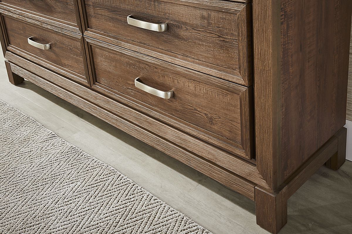 Hartney MILL Brown Dark Wood Dresser | Rooms to Go