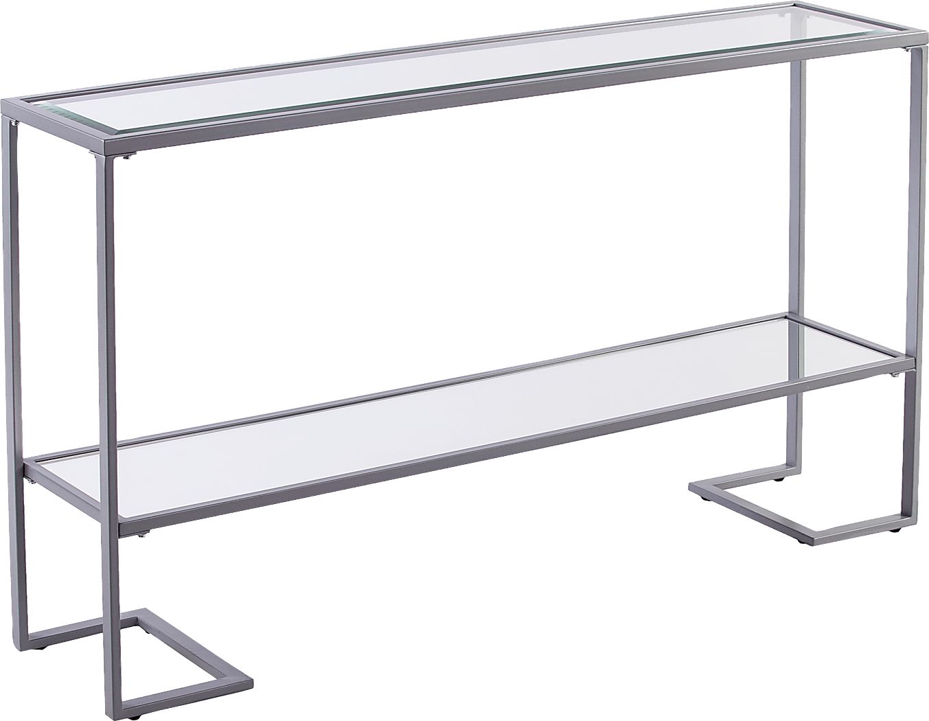 Hasse Silver Gray Console Table | Rooms to Go
