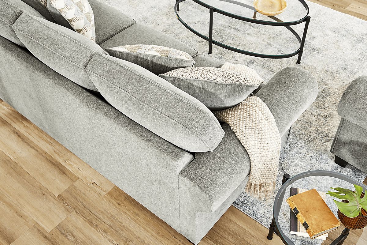 Hathaway Bluestone Woven Sofa | Rooms to Go