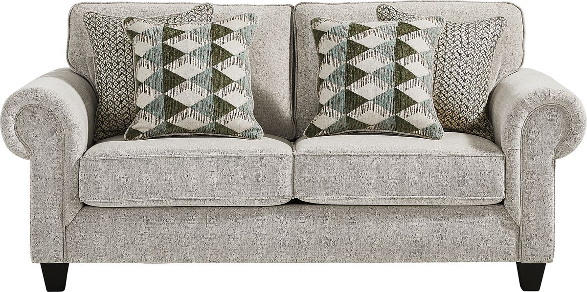 Hathaway 8 Pc Beige Woven Living Room Set With Sofa, Loveseat, 3 Pc ...