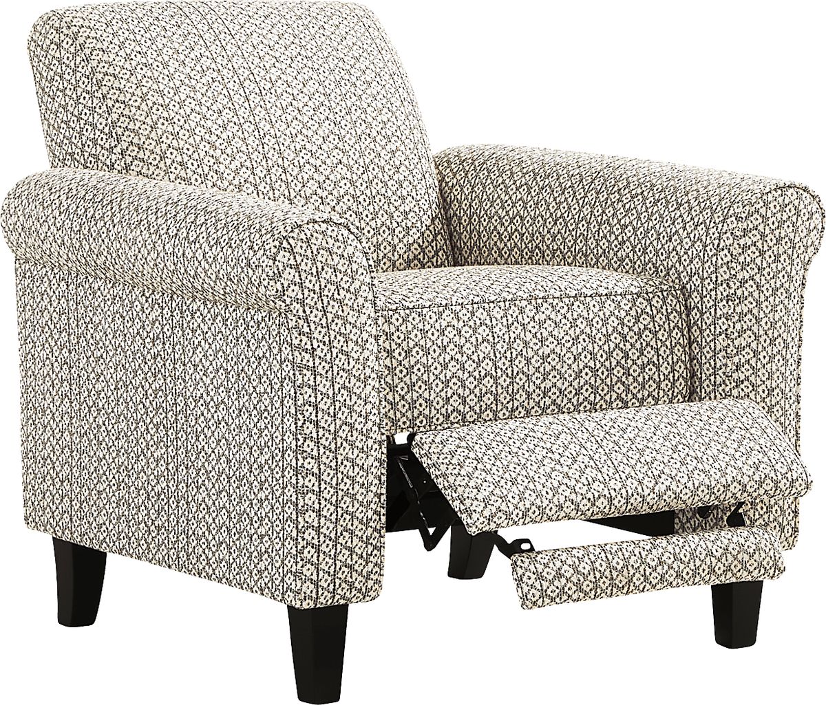 Hathaway Beige Woven Push Back Recliner | Rooms to Go