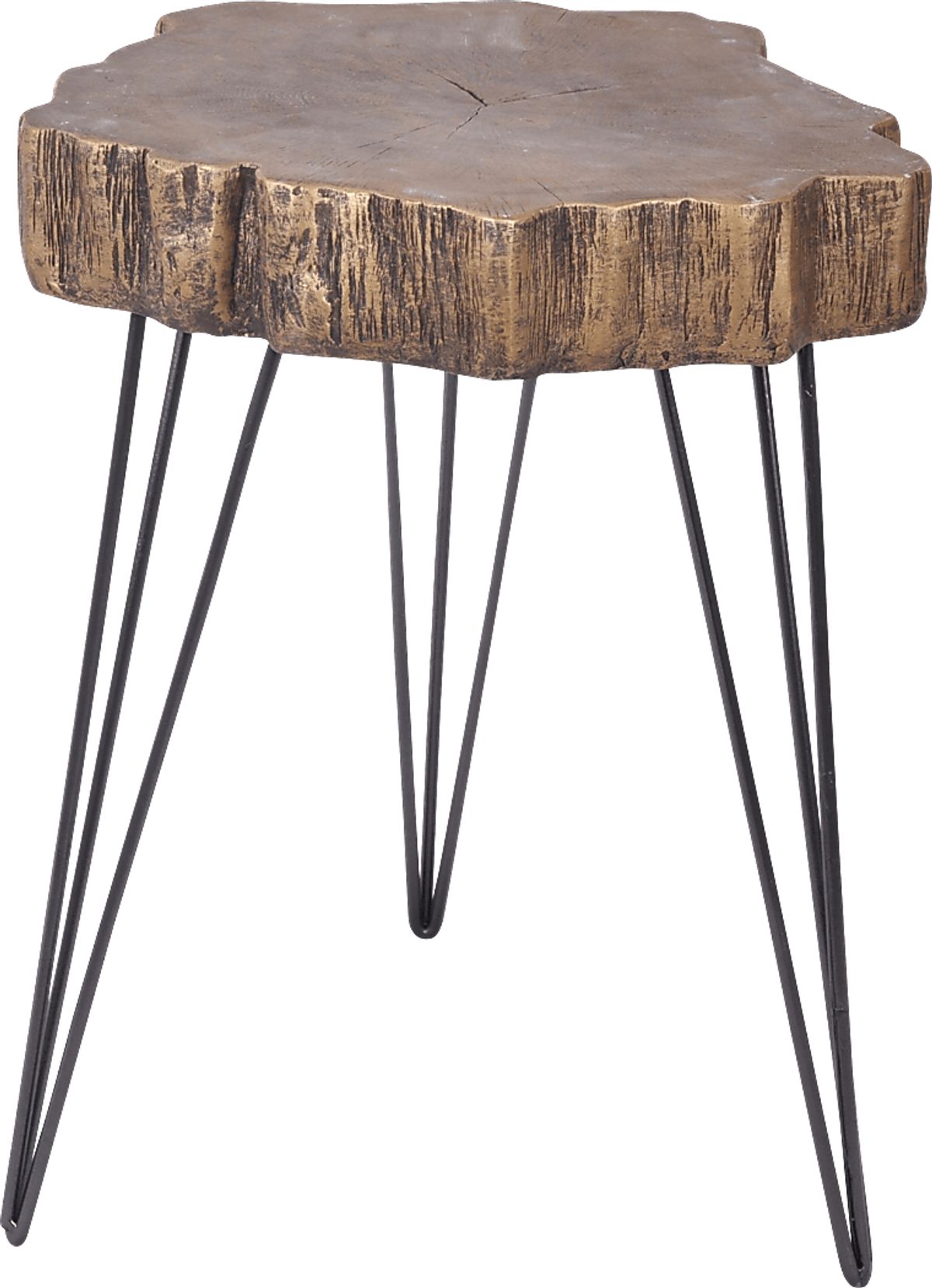 Havelock Gold Colors,Metal Accent Table | Rooms to Go