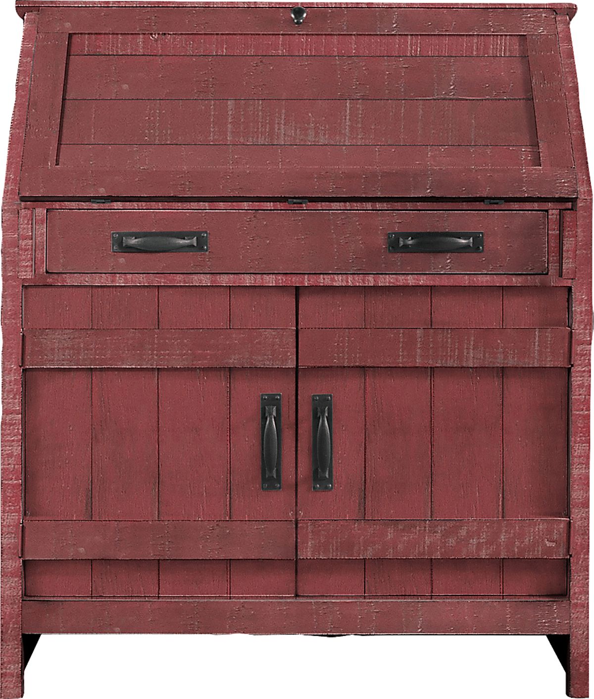 Havenwood Red Colors Desk | Rooms to Go
