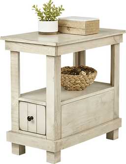 Havenwood White Colors,White Chairside Table | Rooms to Go