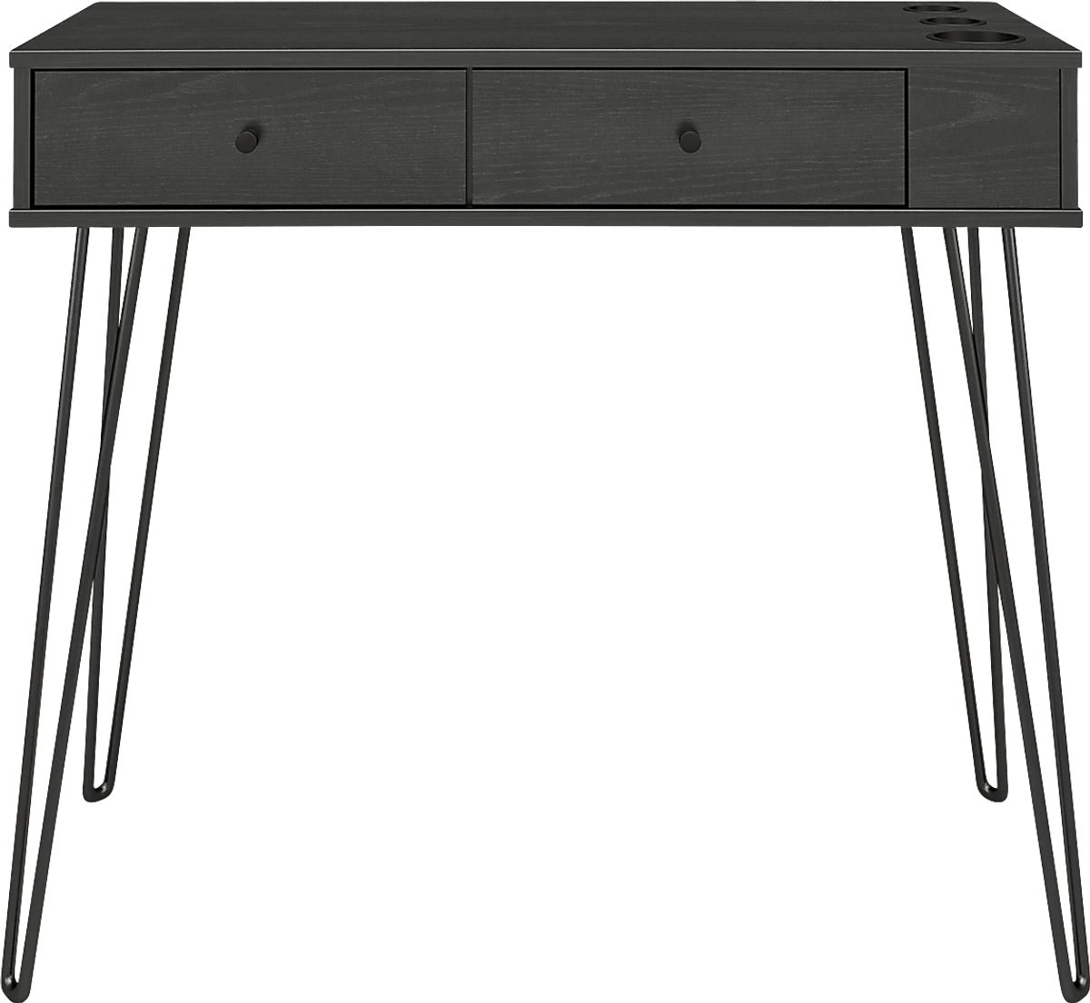 Hawise Black Black,Colors Vanity | Rooms to Go
