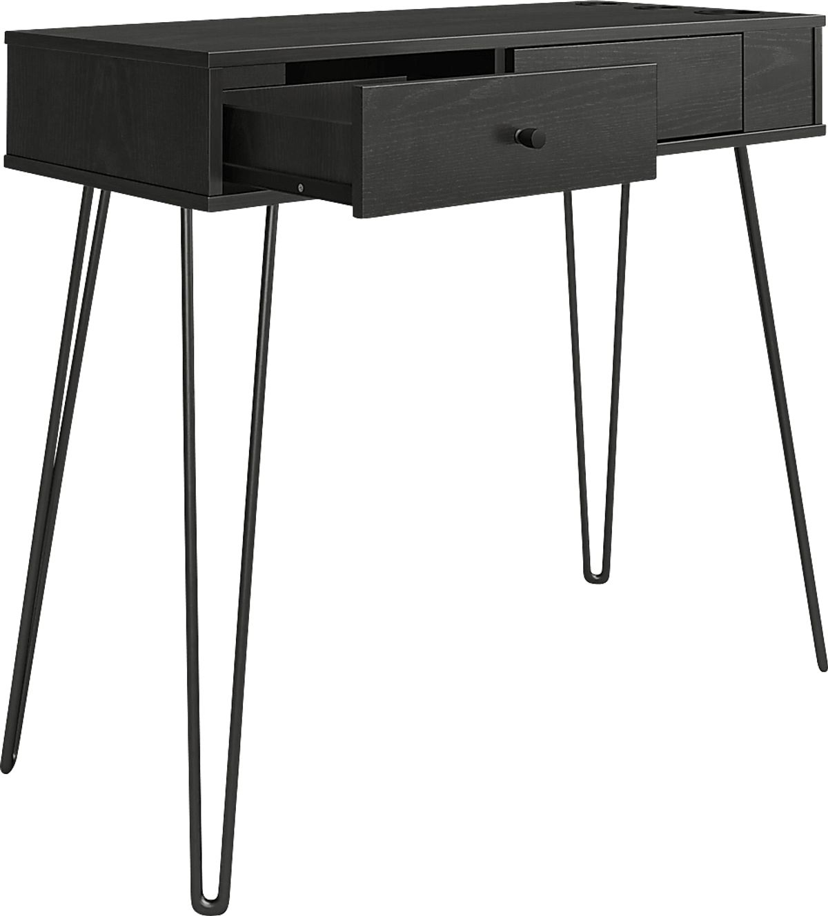 Hawise Black Black,Colors Vanity | Rooms to Go