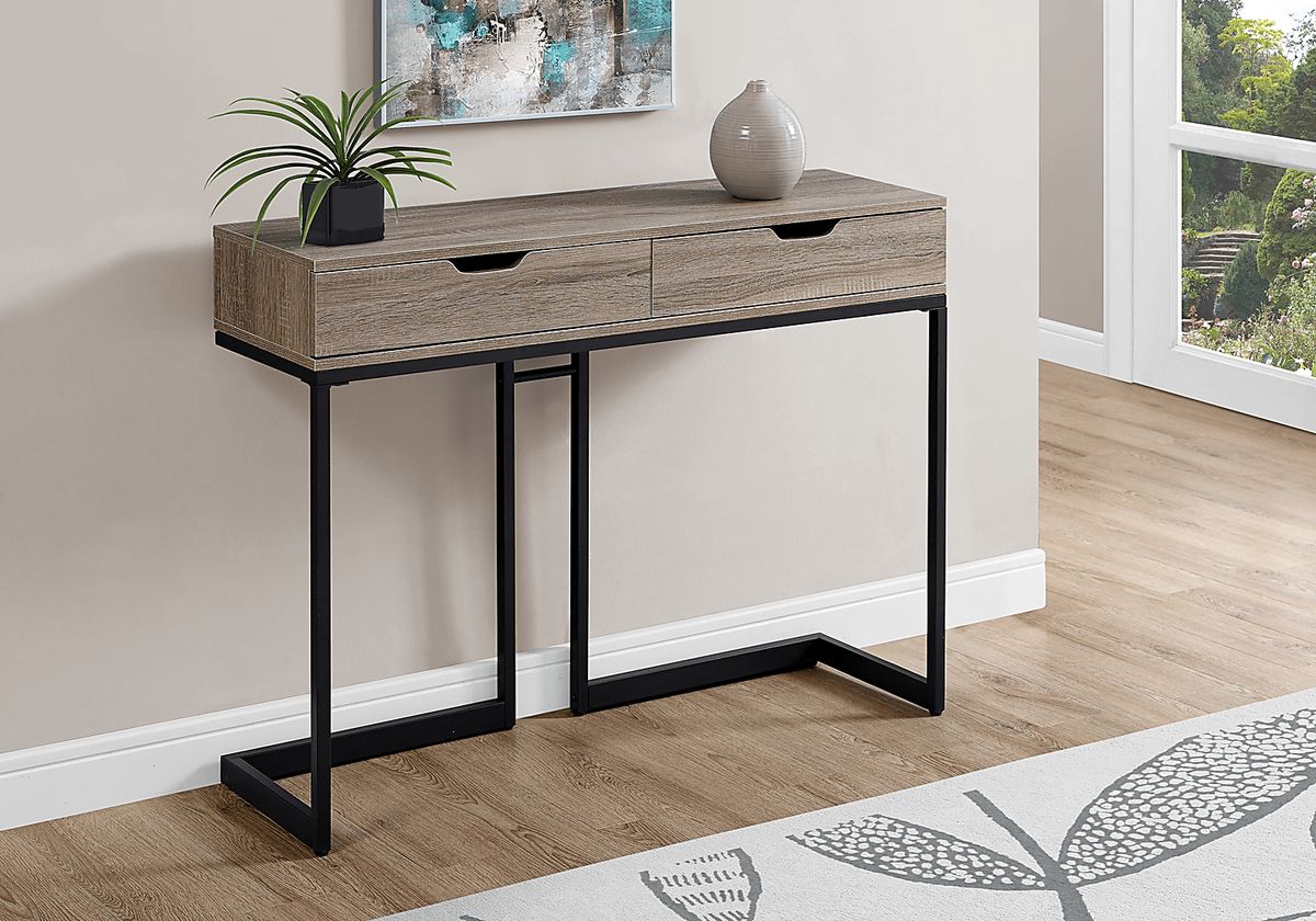 Hayling Taupe Colors,Light Wood Console Table | Rooms to Go