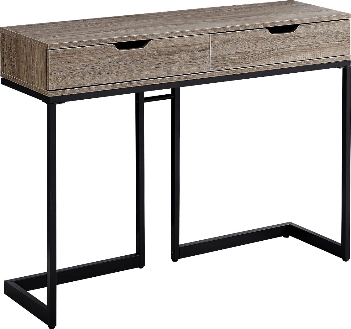 Hayling Taupe Console Table - Rooms To Go