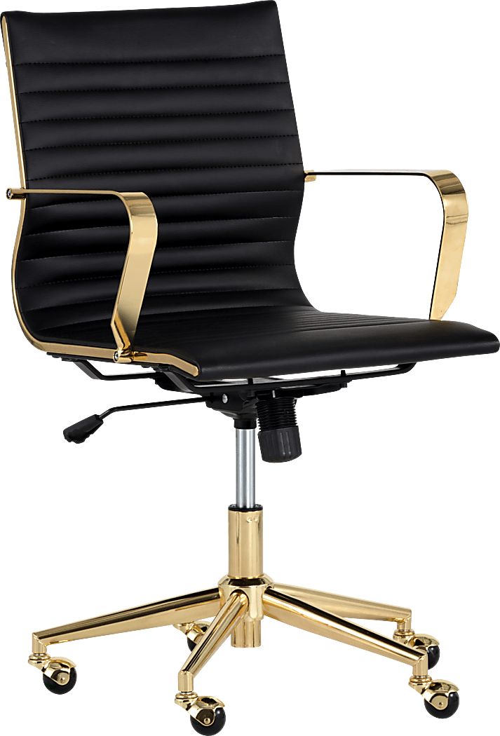 Hayvin Black Desk Chair | Rooms to Go
