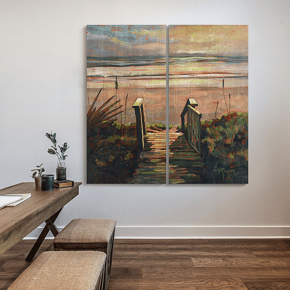 Hazelcrest III Multi Artwork | Rooms to Go
