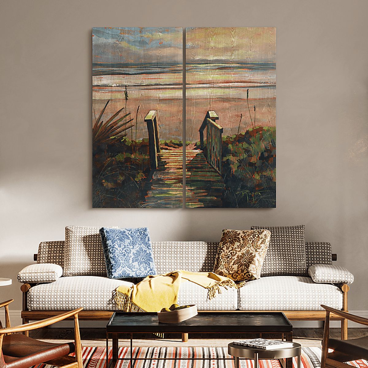 Hazelcrest III Multi Artwork | Rooms to Go