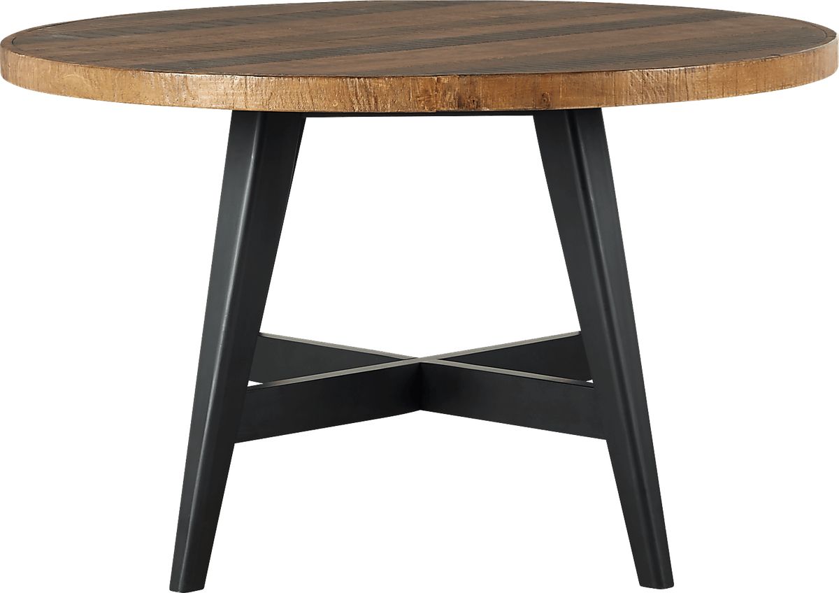 Hazelnut Lodge Wheat Beige,Dark Wood Dining Table | Rooms to Go