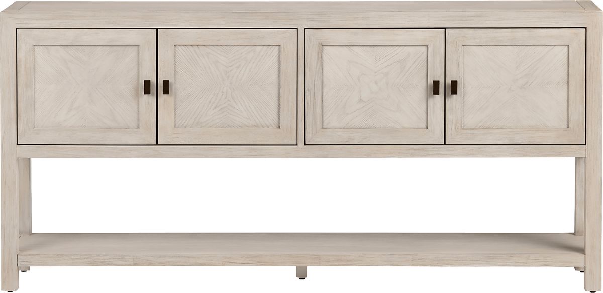 Heartgate Beige Colors,Light Wood,White Console Table | Rooms to Go