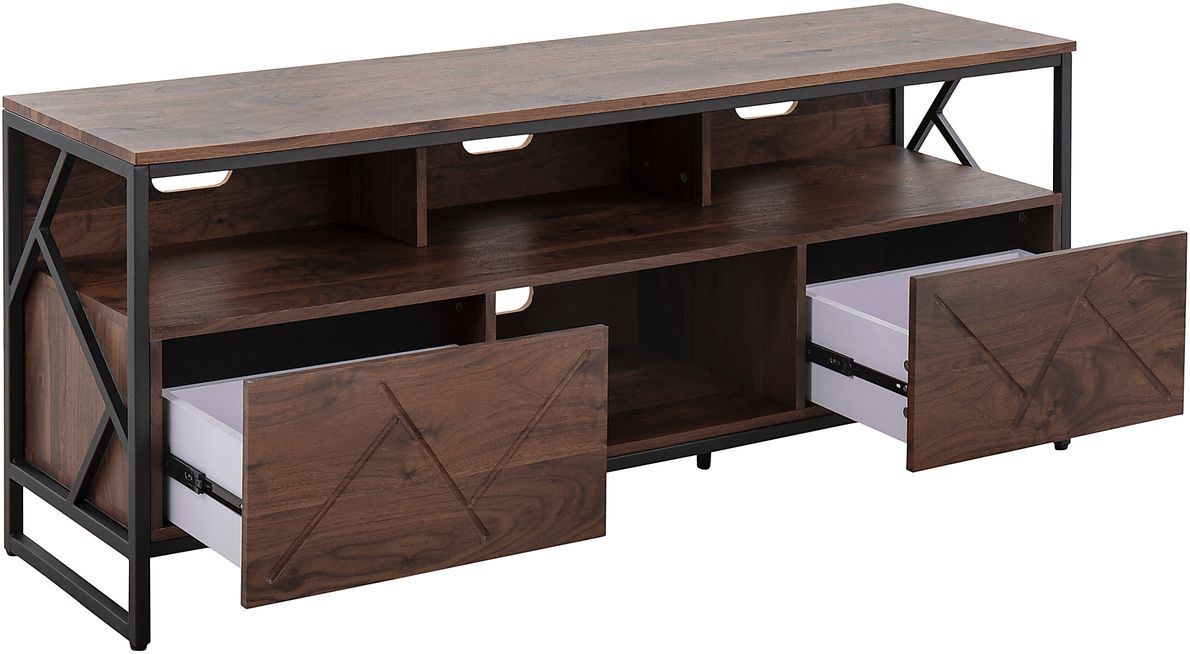 Heathfield Walnut TV Console - Rooms To Go