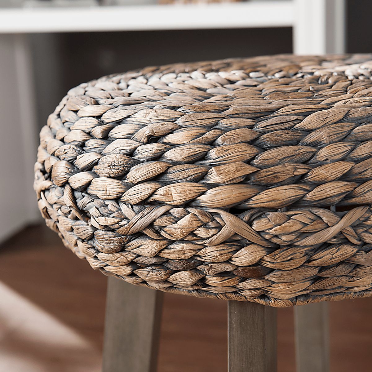 Hebberg Brown Dark Wood Barstool | Rooms to Go