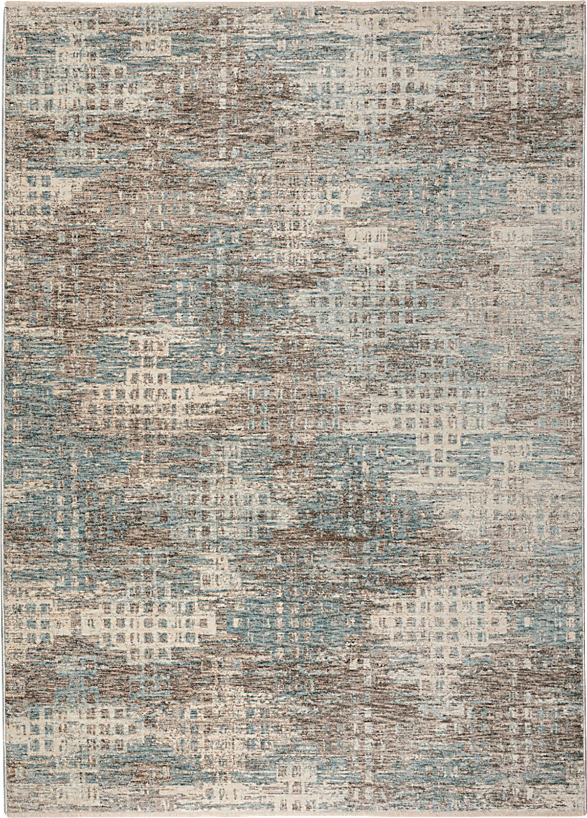 Heizu Denim Blue Rugs | Rooms to Go