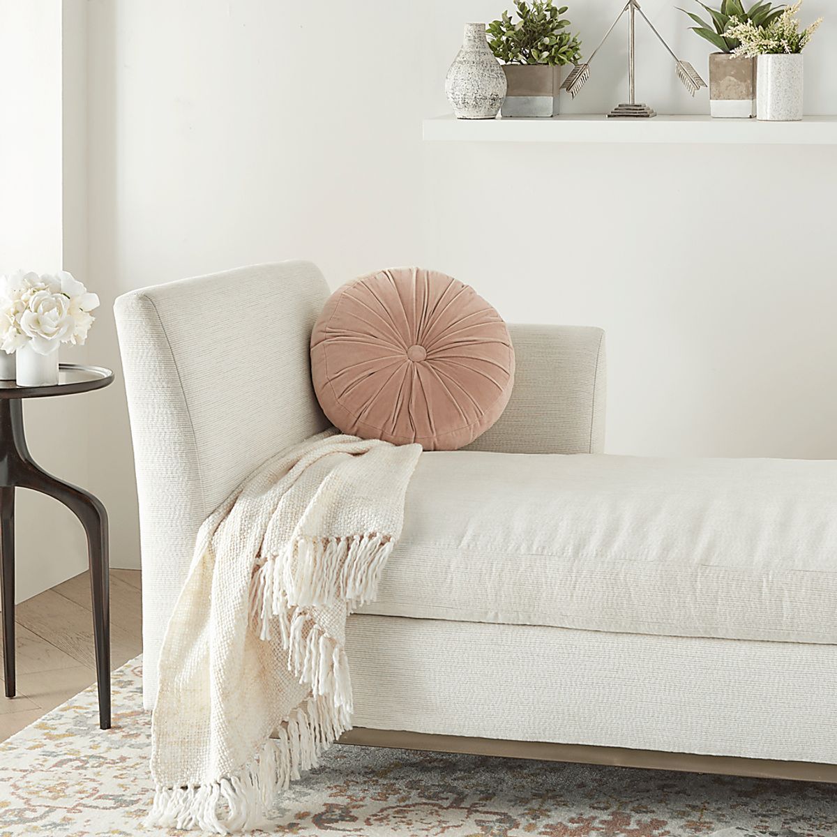 Blush Accent Pillows