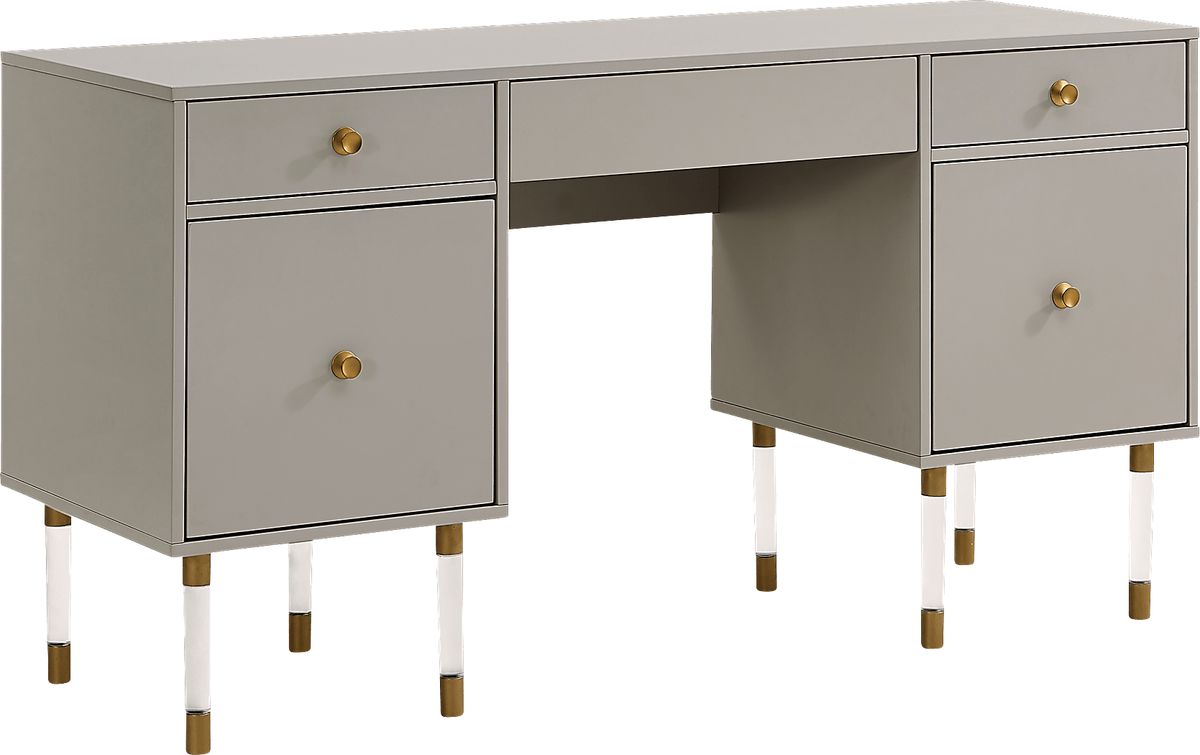 Helston Way Gray Desk | Rooms to Go