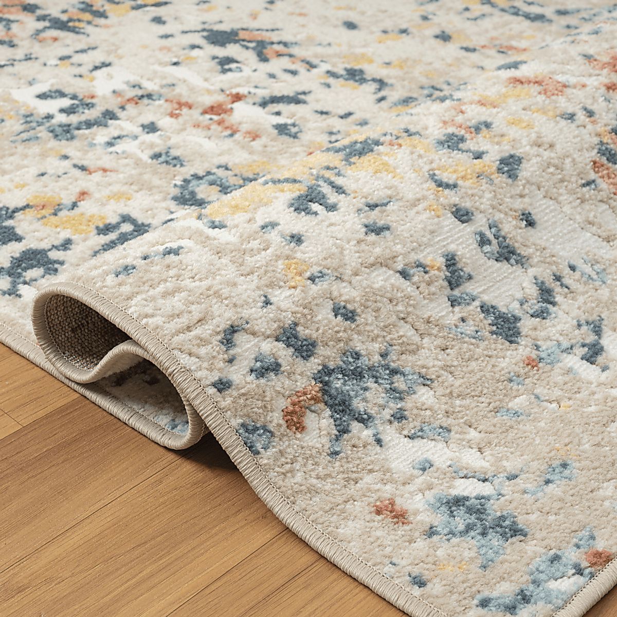 Hemar Blue,Green,White,Yellow Rugs | Rooms to Go