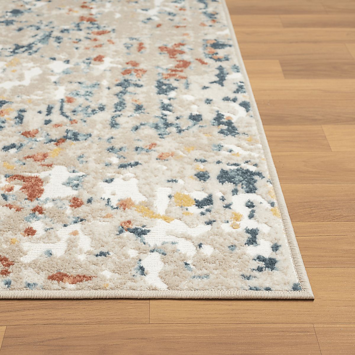 Hemar Blue,Green,White,Yellow Rugs | Rooms to Go
