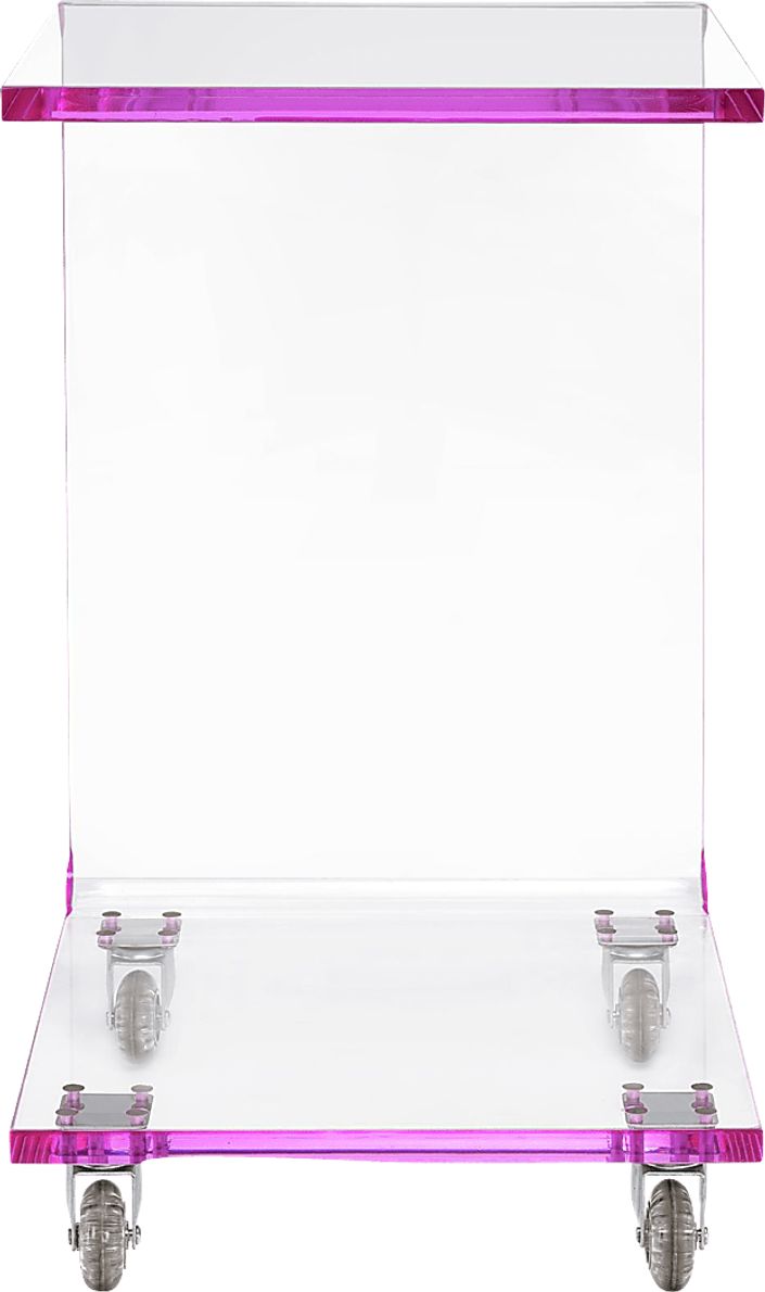 Hemperly Pink Accent Table - Rooms To Go