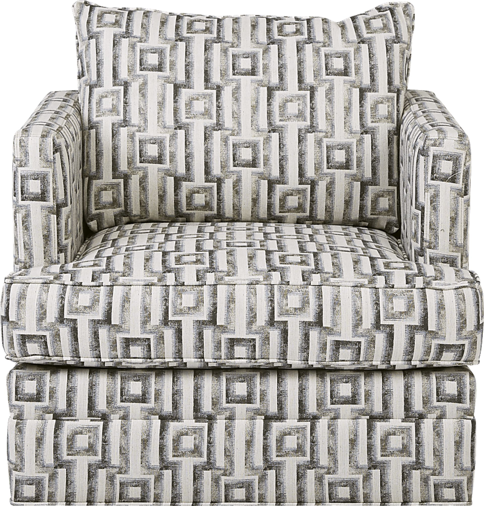 Hera Stone Beige Polyester Fabric Swivel Accent Chair | Rooms to Go