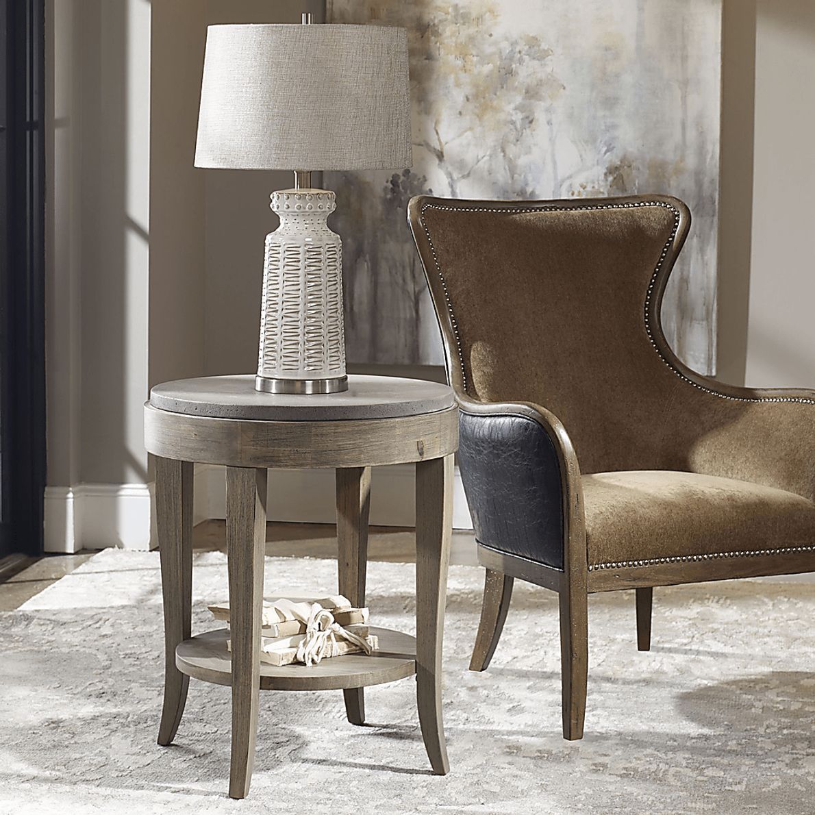Herndale Gray Accent Table - Rooms To Go