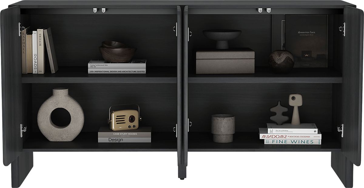 Herosunny Dark Gray Sideboard | Rooms to Go