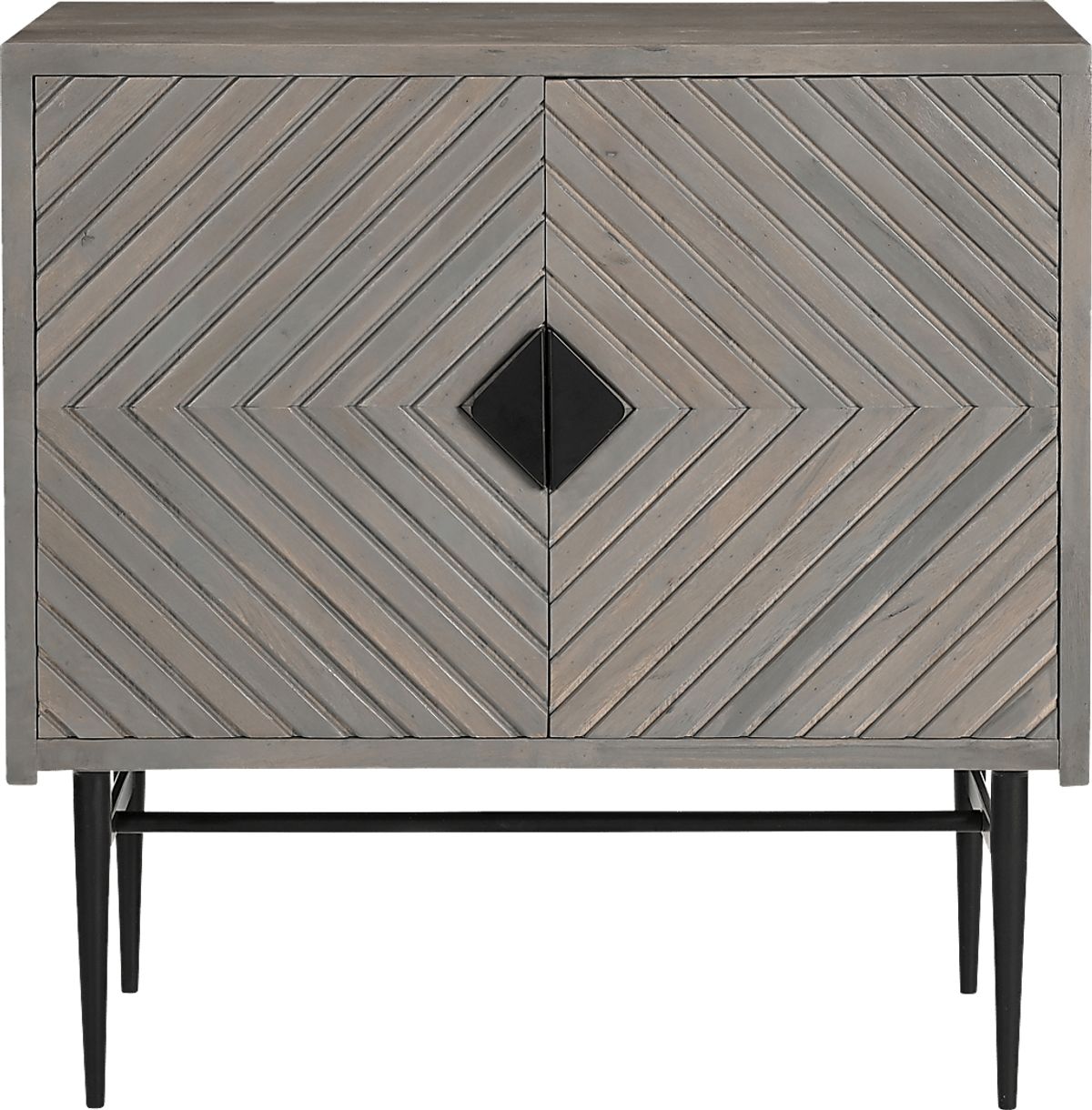Herty Gray Accent Cabinet | Rooms to Go
