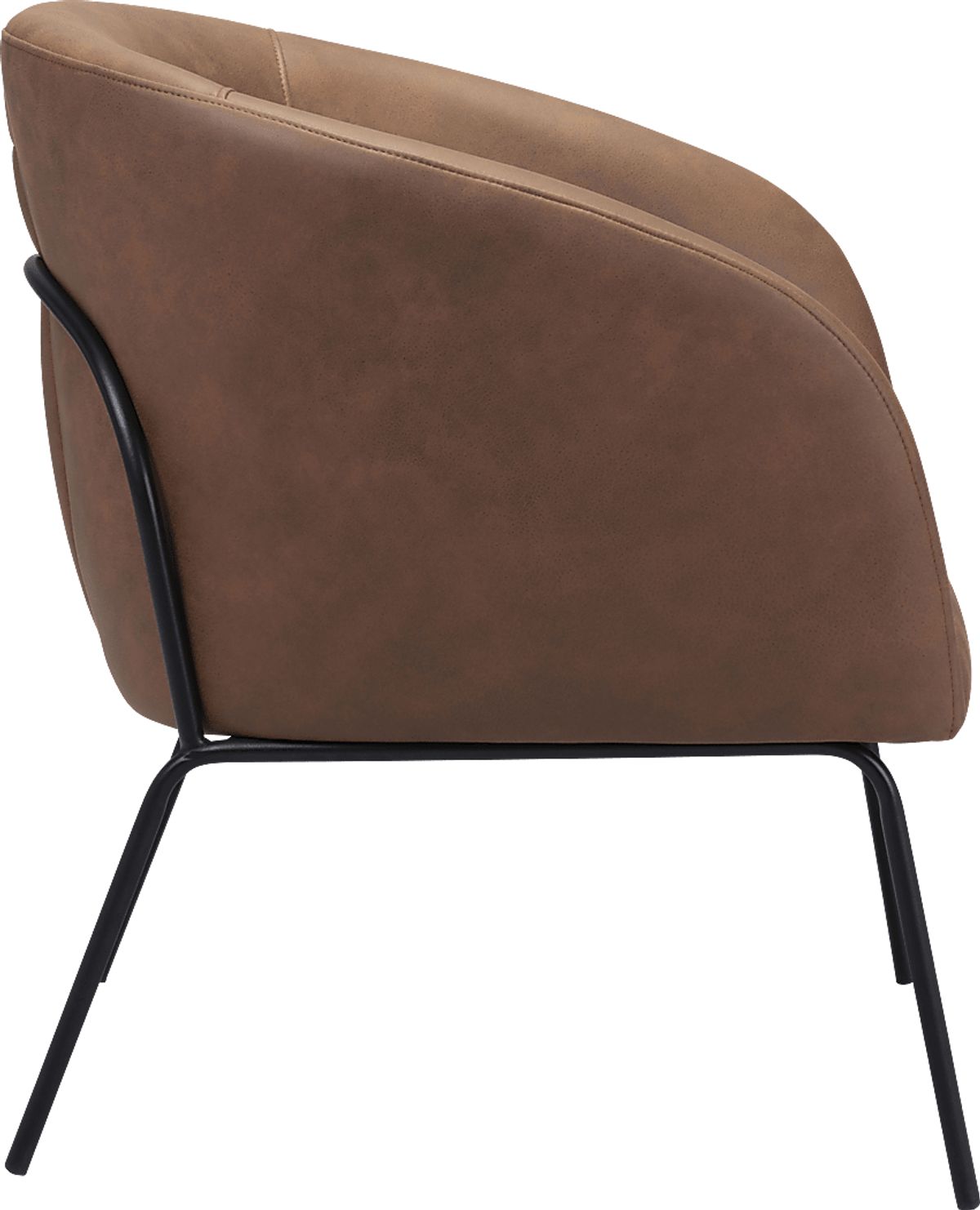 Hesterburg Brown Polyester Fabric Accent Chair | Rooms to Go