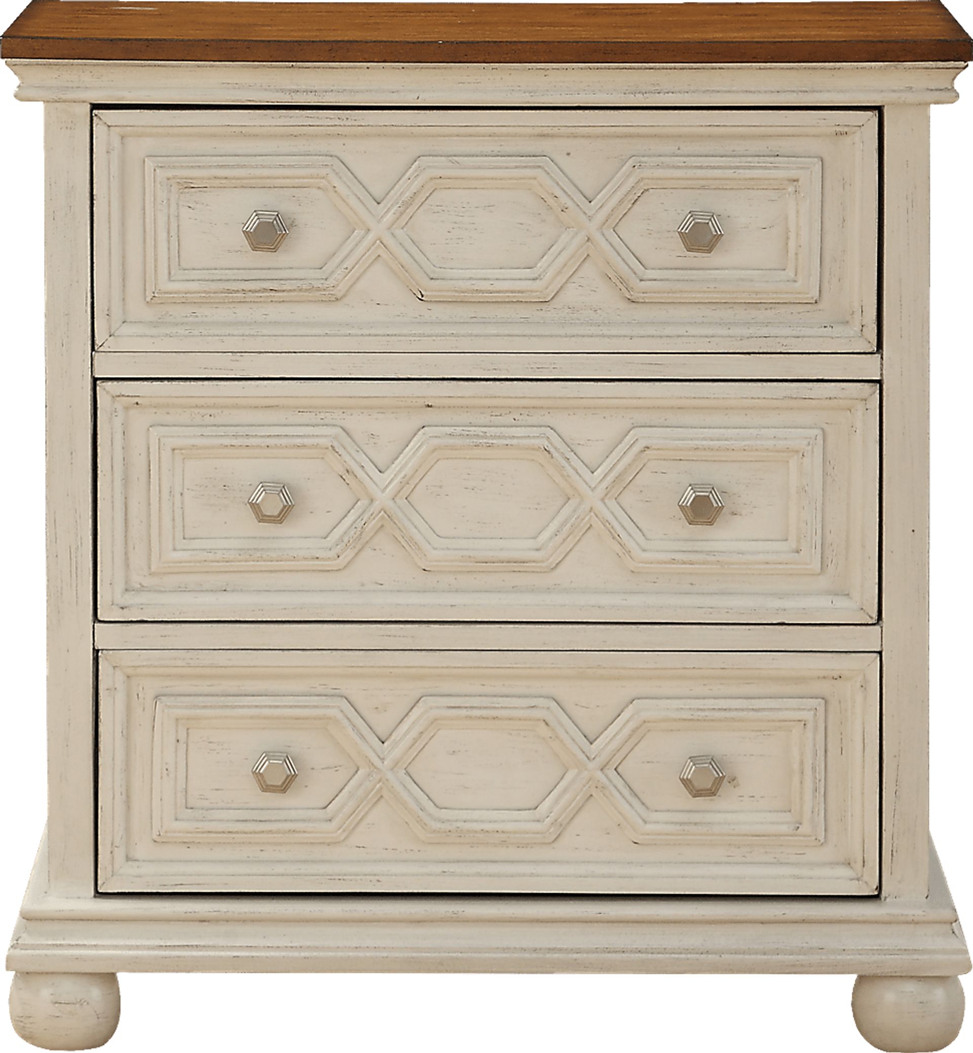 Hewitt Place Cream Colors,Light Wood,White Accent Cabinet | Rooms to Go